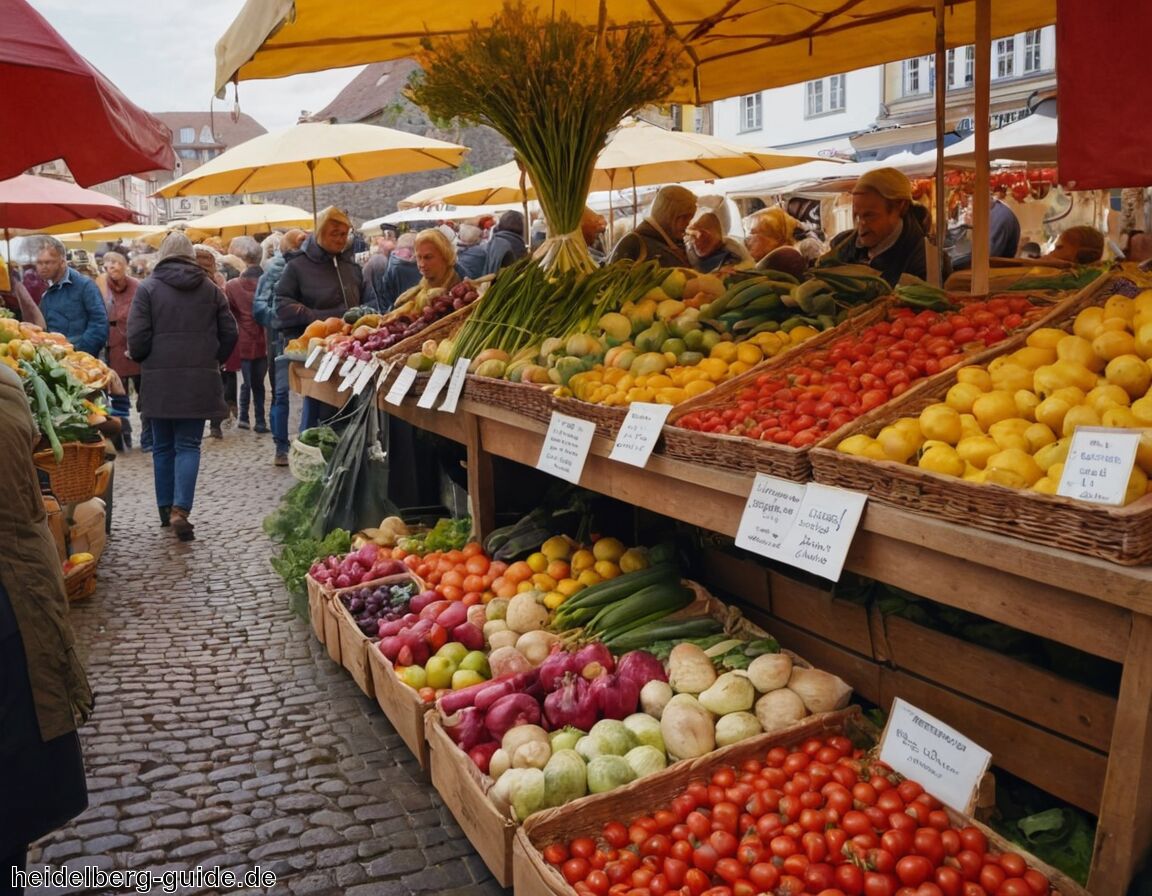 Die besten Wochenmärkte in Heidelberg - Heidelberg Guide